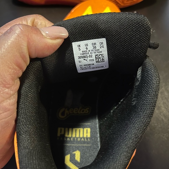 Puma | Shoes | Puma Cheetos Basketball Shoes Orange And Black | Poshmark